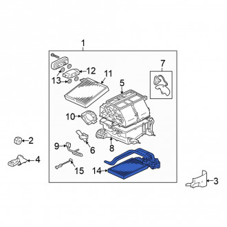 Mitsubishi Endeavor HVAC Heater Cores | Seals, Clamps, Boxes — CARiD.com