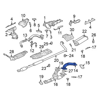 Mitsubishi Galant OEM Exhaust Parts | Systems, Tips, Pipes — CARiD.com