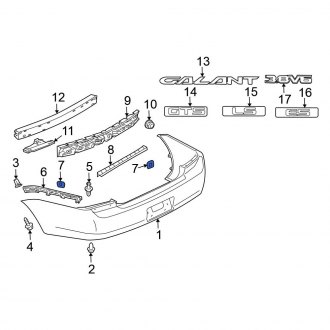 Mitsubishi OEM Bumpers | Genuine Front & Rear Bumpers — CARiD.com