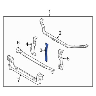 Mitsubishi OEM Header Panels & Parts | Support Bars, Panels — CARiD.com