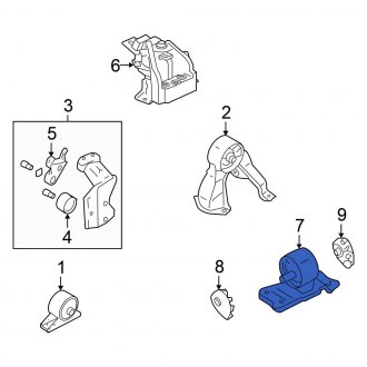 Mitsubishi Outlander OEM Transmission Parts | Coolers, Flywheels ...