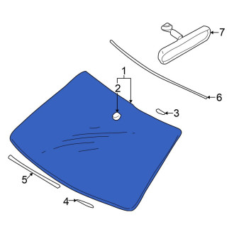 Mitsubishi Windshield Glass | Replacement Windscreens — CARiD.com