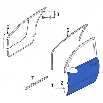 Mitsubishi Outlander Replacement Door Shells & Skins — CARiD.com
