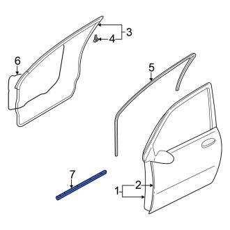 Mitsubishi Outlander Door Seals & Weatherstripping – CARiD.com