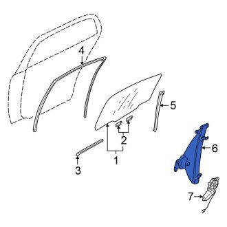 Mitsubishi OEM Window Parts | Visors, Regulators, Motors — CARiD.com