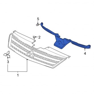 Mitsubishi Radiator Support Covers | Upper, Front — CARiD.com