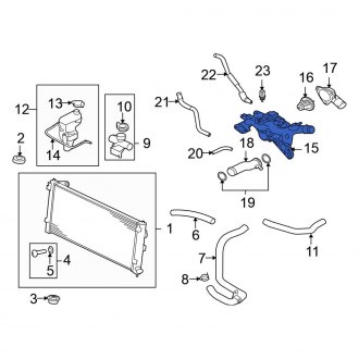 Mitsubishi Outlander Thermostat Housings & Filler Necks — CARiD.com