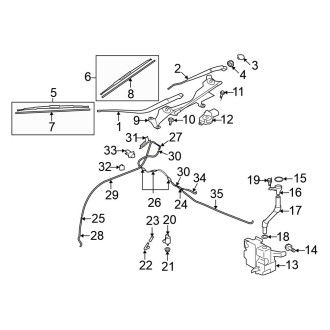 Mitsubishi Lancer Washer Nozzles & Parts — CARID.com