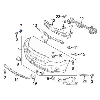 Mitsubishi Outlander Sport OEM Bumpers | Genuine Front & Rear Bumpers ...