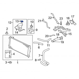 Mitsubishi Lancer Coolant Overflow Tanks — CARiD.com