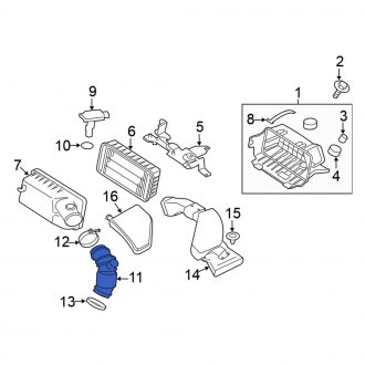 Mitsubishi OEM Air Intake Parts | Filters, Manifolds — CARiD.com