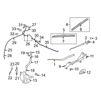 Mitsubishi Outlander Washer Nozzles & Parts — CARID.com