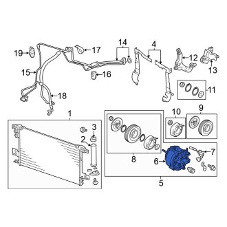 Mitsubishi OEM A/C & Heating Parts | Systems, Compressors — CARiD.com