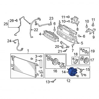 Mitsubishi Outlander OEM A/C & Heating Parts | Systems, Compressors ...