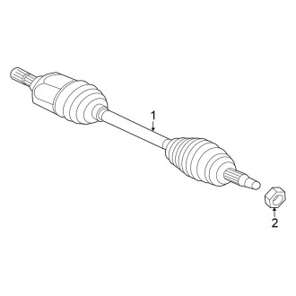 2017 Mitsubishi Outlander OEM Driveline & Axle Parts | Hubs — CARiD.com