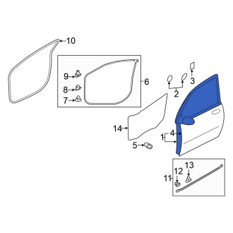 Mitsubishi Outlander Replacement Door Shells & Skins — CARiD.com