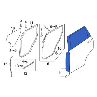 Mitsubishi Outlander Replacement Door Shells & Skins — CARiD.com