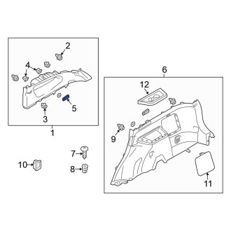 Mitsubishi Outlander Replacement Fender Moldings & Trim — CARiD.com
