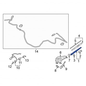 Mitsubishi Outlander Replacement Wiper Arms — CARID.com