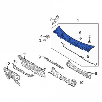 Mitsubishi Cowl Panels & Parts | Vent Grills, Screens — CARiD.com