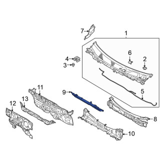 Mitsubishi Outlander Replacement Hood Hardware — CARiD.com