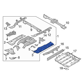 Mitsubishi Outlander Replacement Floor Pans — CARiD.com