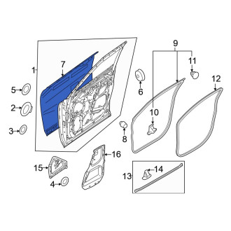 Mitsubishi Outlander Replacement Door Shells & Skins — CARiD.com