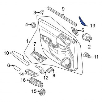 Mitsubishi Outlander Door Moldings | Side, Edge, Belt – CARiD.com