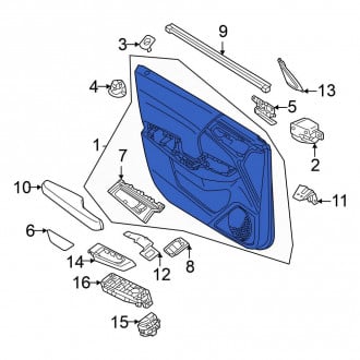 Mitsubishi Outlander Replacement Door Shells & Skins — CARiD.com