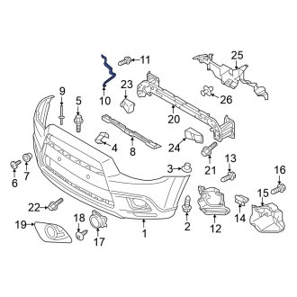Mitsubishi Outlander Sport OEM Bumpers | Genuine Front & Rear Bumpers ...