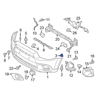 Mitsubishi Galant OEM Bumpers | Genuine Front & Rear Bumpers — CARiD.com