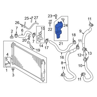 Mitsubishi Outlander Replacement Coolant Tanks & Components – CARiD.com