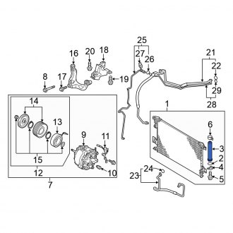 Mitsubishi Eclipse Cross A/C Receiver Driers & Accumulators — CARiD.com