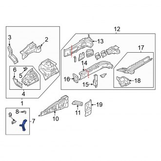 Mitsubishi Outlander Sport OEM Header Panels & Parts — CARiD.com