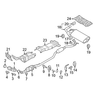 2014 Mitsubishi Outlander Sport OEM Exhaust Parts - Systems, Tips | CARiD