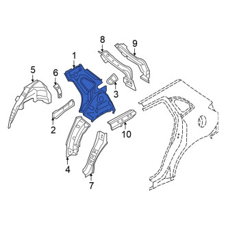 2023 Mitsubishi Outlander Sport OEM Quarter Panels & Parts | CARiD