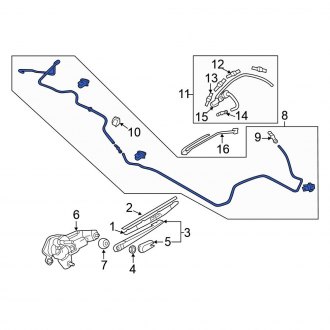 Mitsubishi Outlander Sport Washer Nozzles & Parts — CARID.com