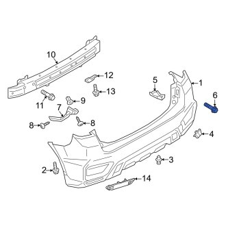 Mitsubishi Endeavor OEM Bumpers | Genuine Front & Rear Bumpers — CARiD.com