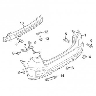 2022 Mitsubishi Outlander Sport OEM Bumpers - Front & Rear | CARiD