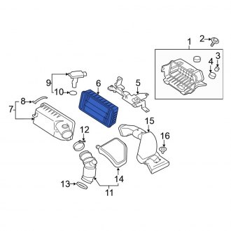 Mitsubishi Outlander Sport OEM Air Intake Parts | Filters, Manifolds ...