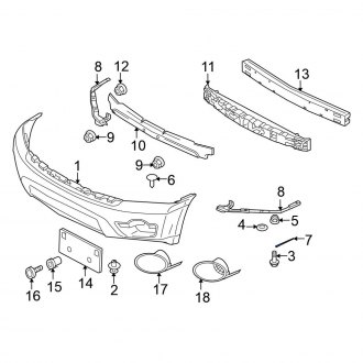 Mitsubishi OEM Bumpers | Genuine Front & Rear Bumpers — CARiD.com