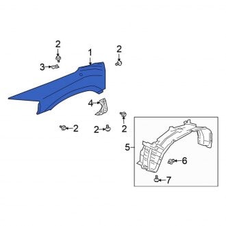 Mitsubishi Endeavor OEM Fenders | Factory Front & Rear Fenders — CARiD.com