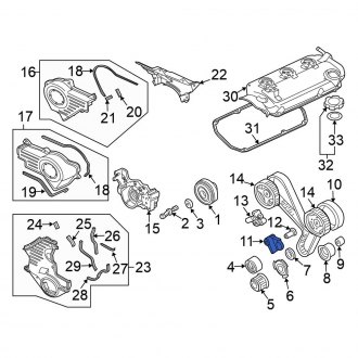 Mitsubishi Montero Sport Replacement Engine Pulleys — CARiD.com