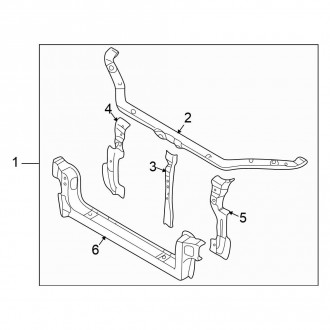 Mitsubishi Evolution Radiator Supports — CARiD.com