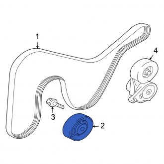 Mitsubishi Evolution Engine Pulleys | Idler, Crankshaft — CARiD.com