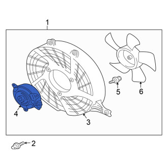 Mitsubishi Evolution A/C Condenser Fan Assemblies & Parts — CARiD.com
