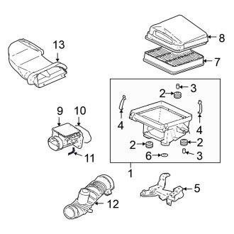 Mitsubishi Mirage OEM Air Intake Parts | Filters, Manifolds — CARiD.com
