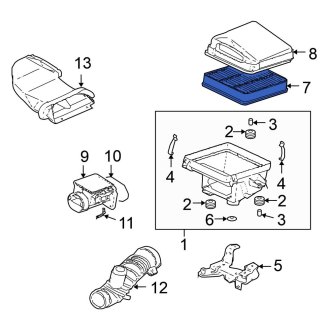 Mitsubishi Mirage OEM Air Intake Parts | Filters, Manifolds — CARiD.com