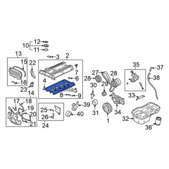 Mitsubishi OEM Engine & Components | Air Intake & A/C Parts — CARiD.com