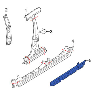 Mitsubishi Lancer Rocker Panels, Floor Pans, Moldings — CARiD.com